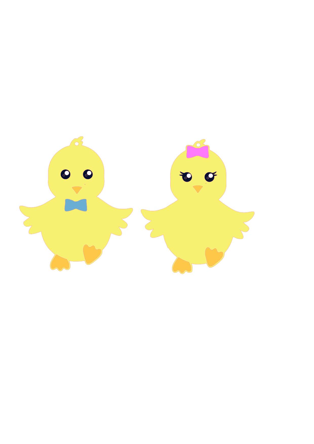SVG for Chick Faces – The snappy laser cut shop