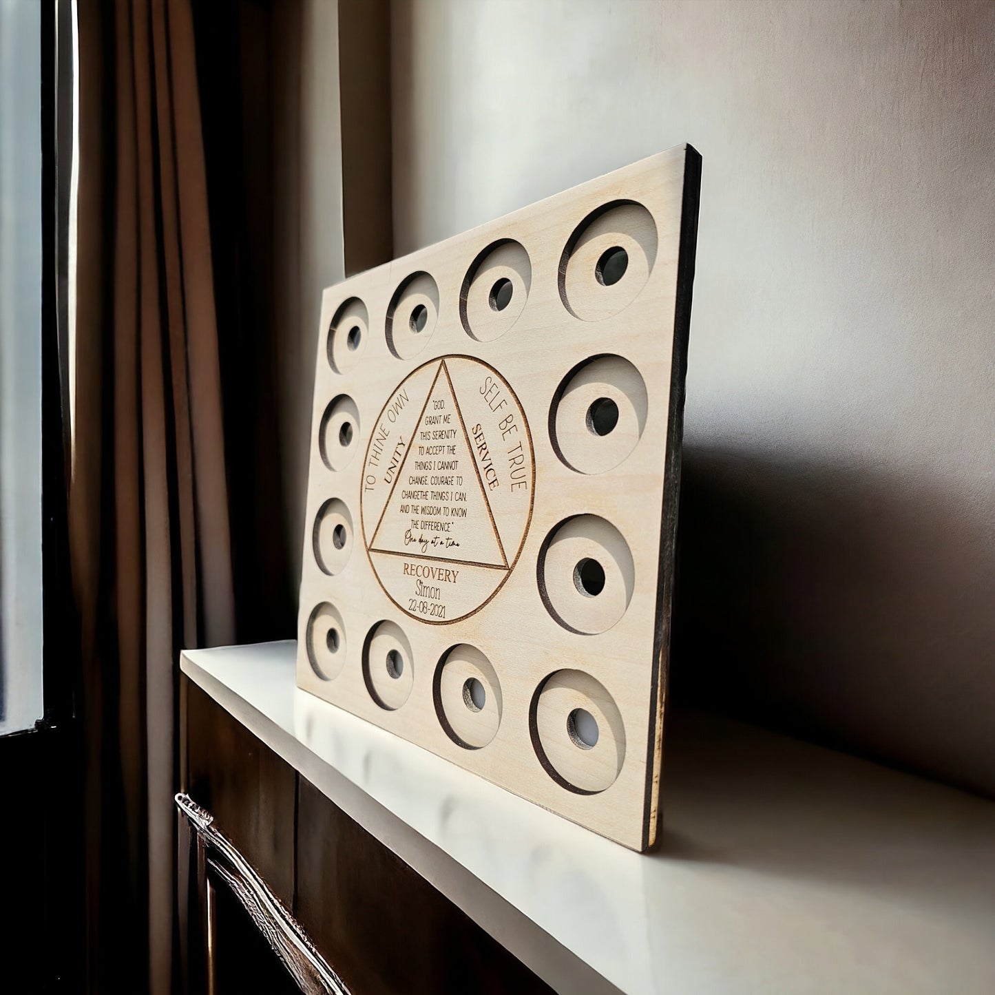 Personalised recovery token display, recovery tokens,Personalized Sere ...